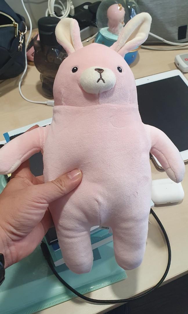 Miniso pink bunny, Hobbies & Toys, Toys & Games on Carousell