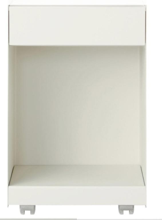 Muji Bedside Table on wheels, Furniture & Home Living, Furniture ...