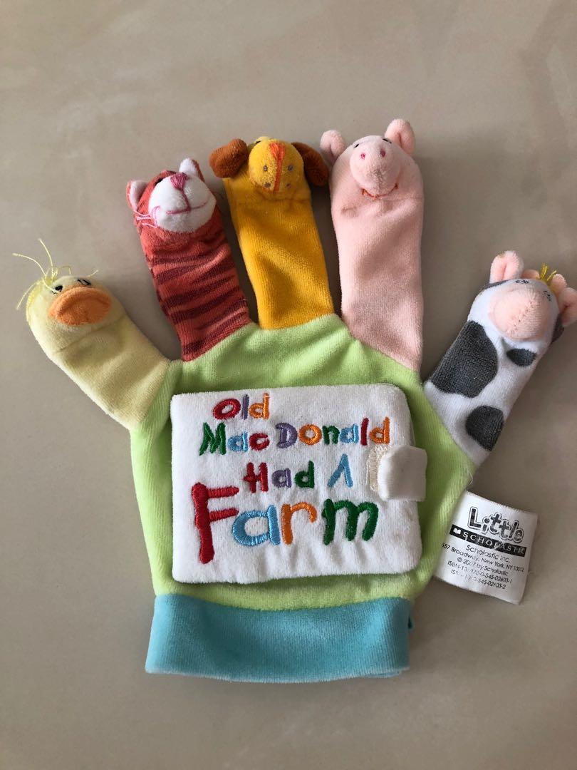 Old MacDonald Had A Farm Hand Puppet, Hobbies & Toys, Books & Magazines ...