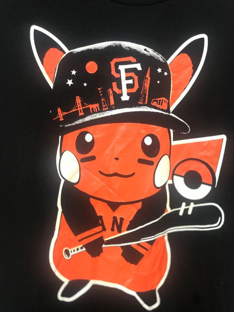 Pikachu SF Giant San Francisco, Men's Fashion, Tops & Sets, Tshirts ...