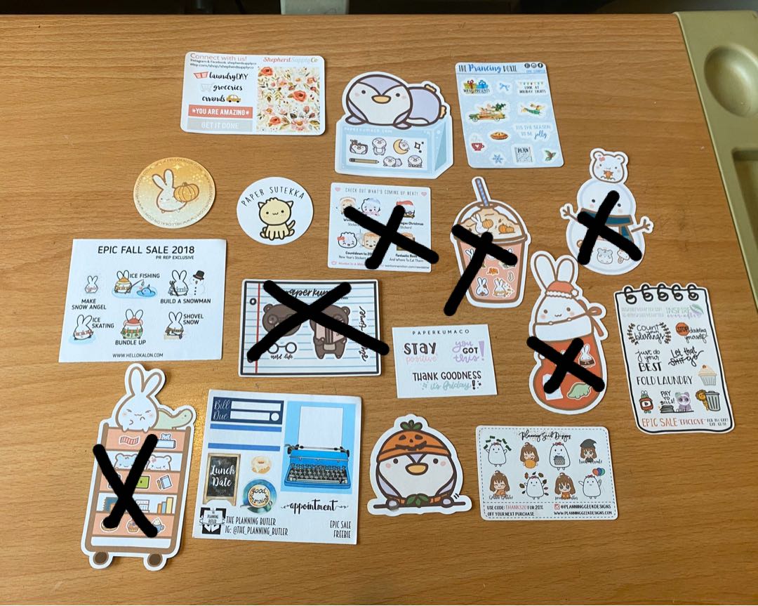 Premium Sticker Store Samples, Hobbies & Toys, Stationery & Craft ...