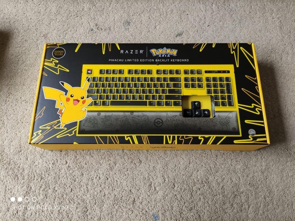 RAZER Pokemon – Pikachu Limited Edition Backlit Keyboard - SUPER ...