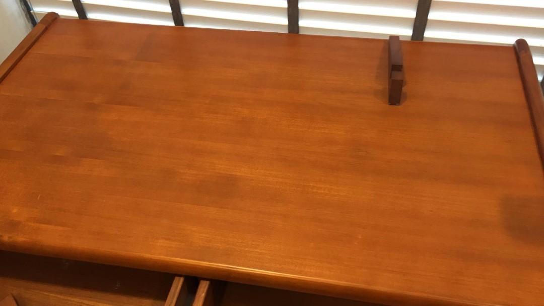 Scanteak Wooden Dresser aka Skriva Writing Table, Furniture & Home ...