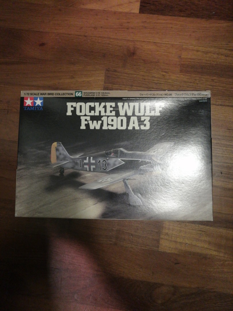 Tamiya Fw190 A3 1/72, Hobbies & Toys, Toys & Games on Carousell