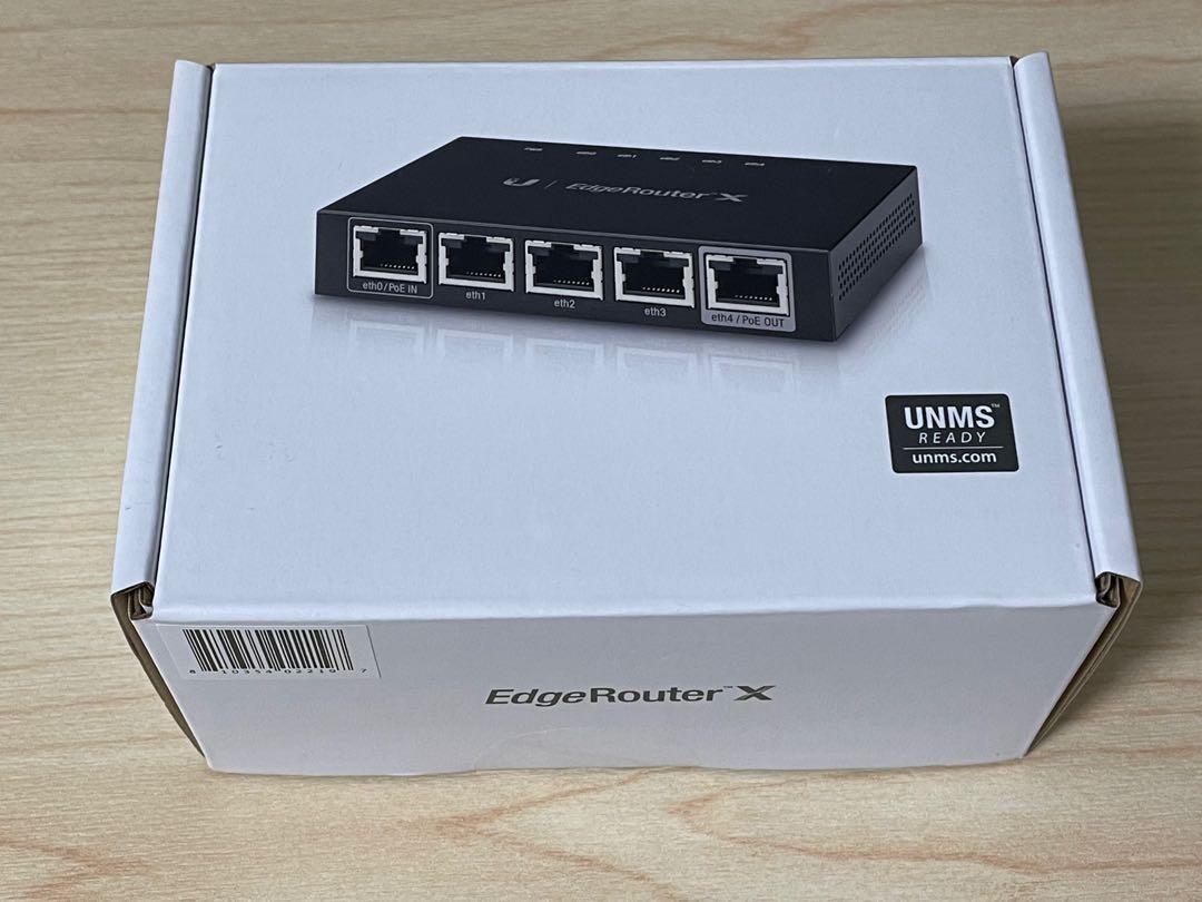 Ubiquiti Edgerouter X, 電腦＆科技, 電腦周邊及配件, Wifi及上網相關產品 - Carousell