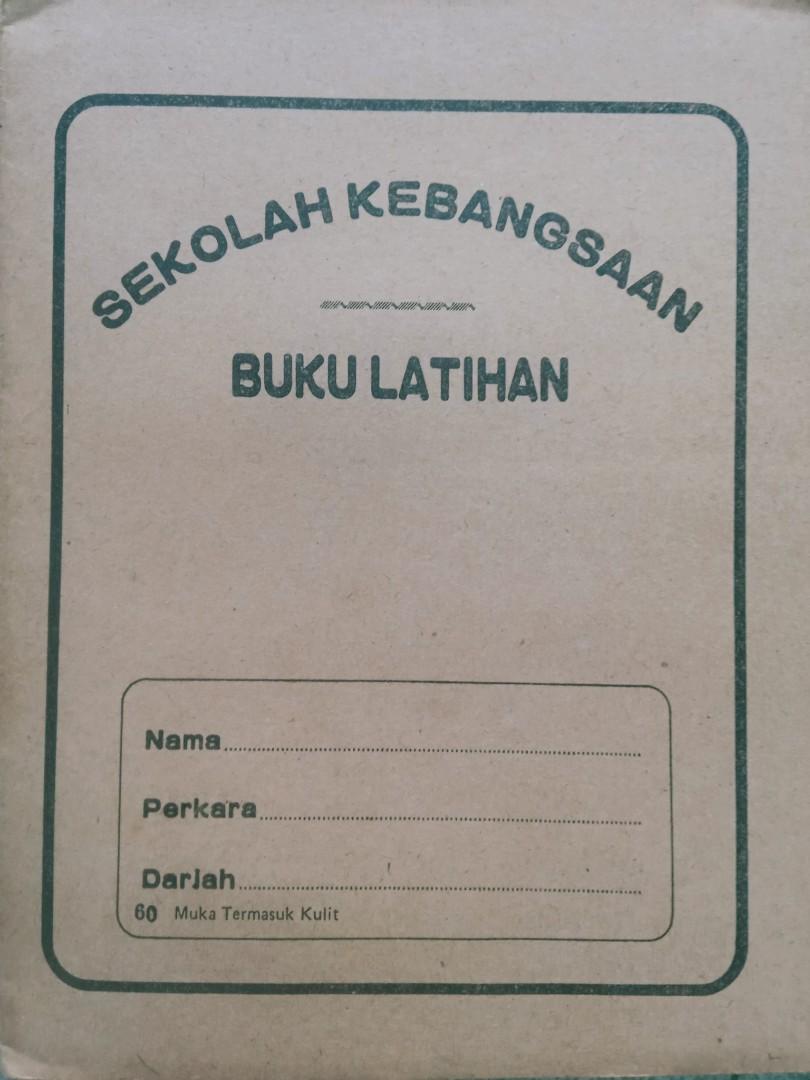 Vintage 80's/90's Buku Latihan Sekolah Kebangsaan Malaysia., Hobbies ...