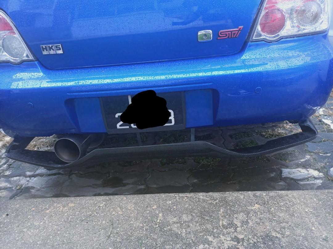 Voltex Rear Diffuser (Carbon Fibre), Car Accessories, Accessories on ...