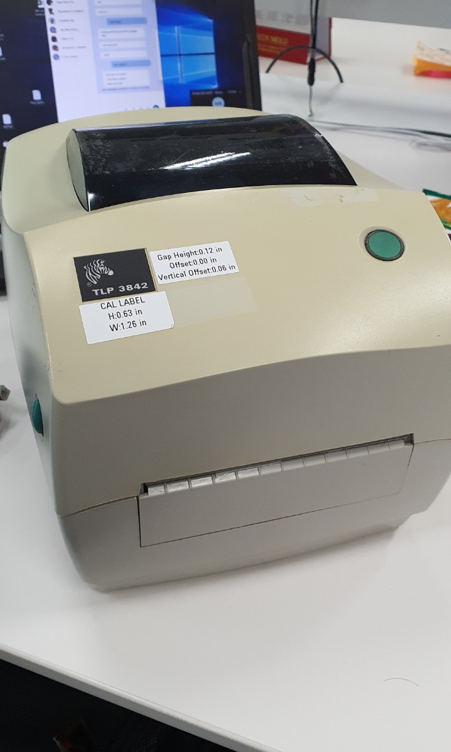 Zebra Barcode Printer TLP3842, Computers & Tech, Printers, Scanners ...