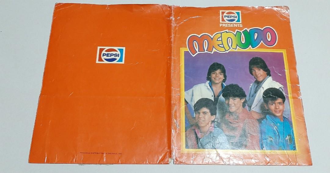 80s Menudo Group Robby Rosa Ricky Martin With Pepsi Logo Collectible ...