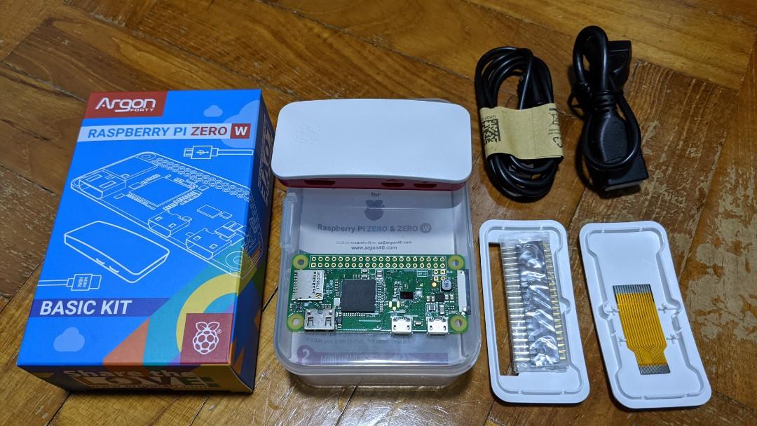 Argon Forty Raspberry Pi Zero W Basic Kit, Computers & Tech, Parts ...