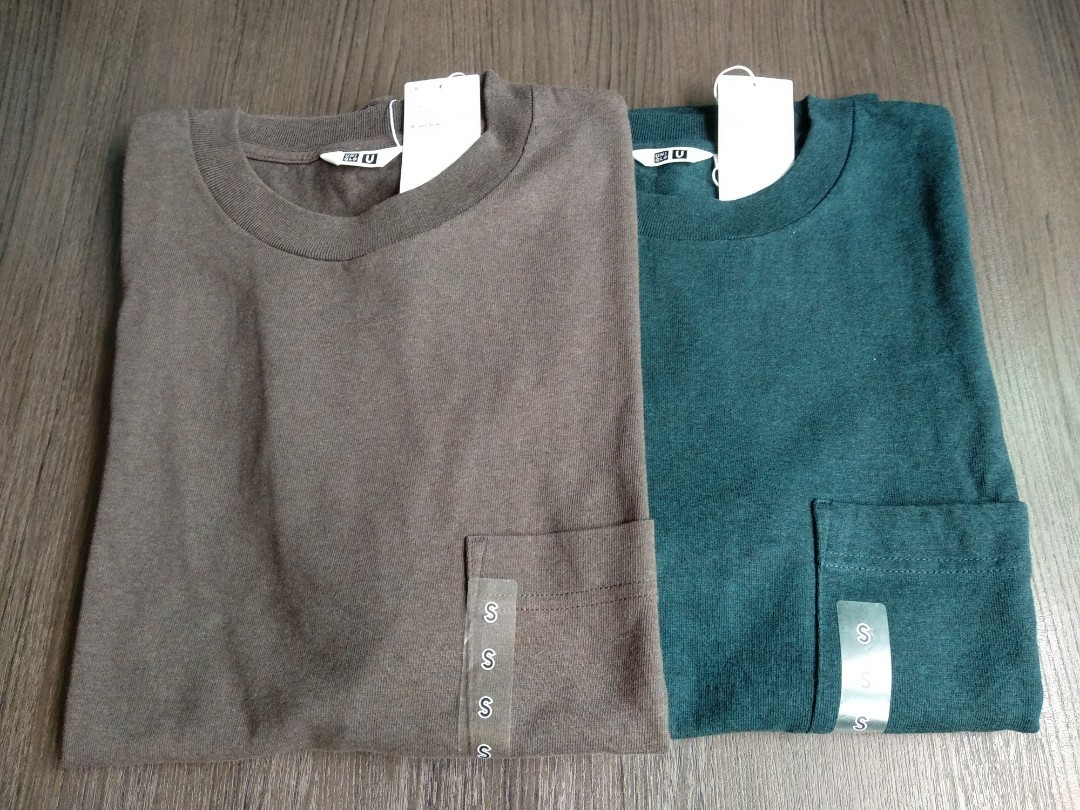 Brand New with Tag Uniqlo OverSized Crew Neck T-Shirts, Men's Fashion ...
