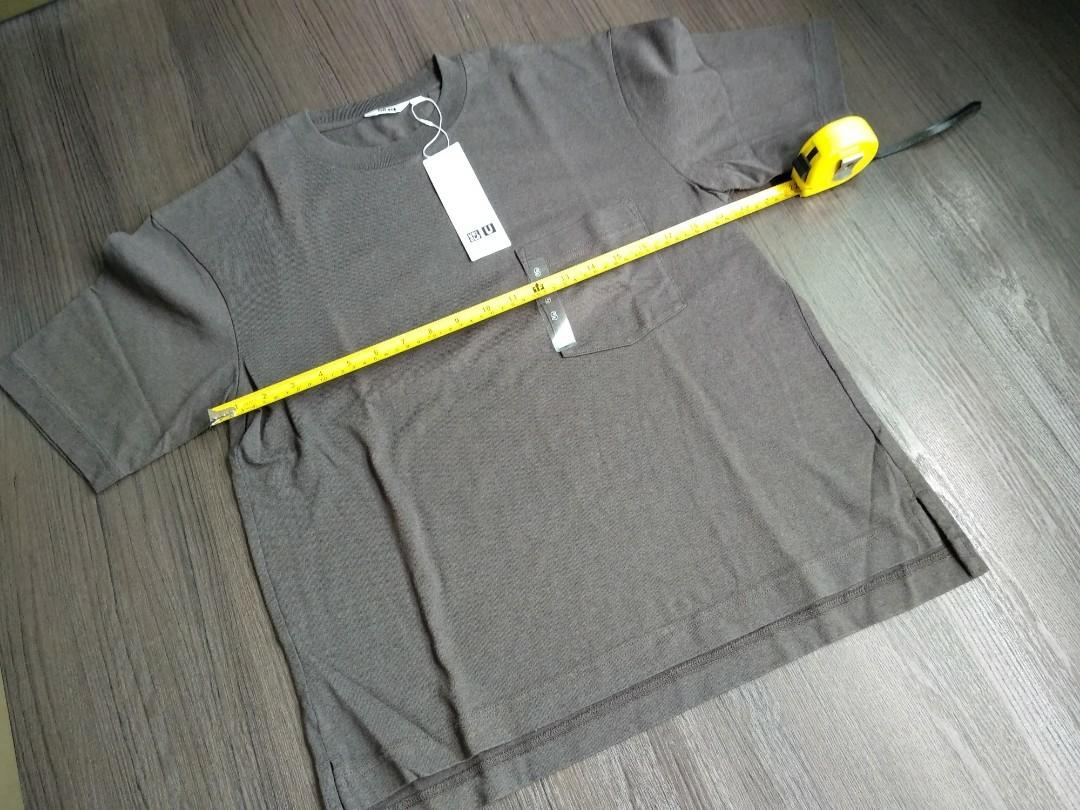 Brand New with Tag Uniqlo OverSized Crew Neck T-Shirts, Men's Fashion ...