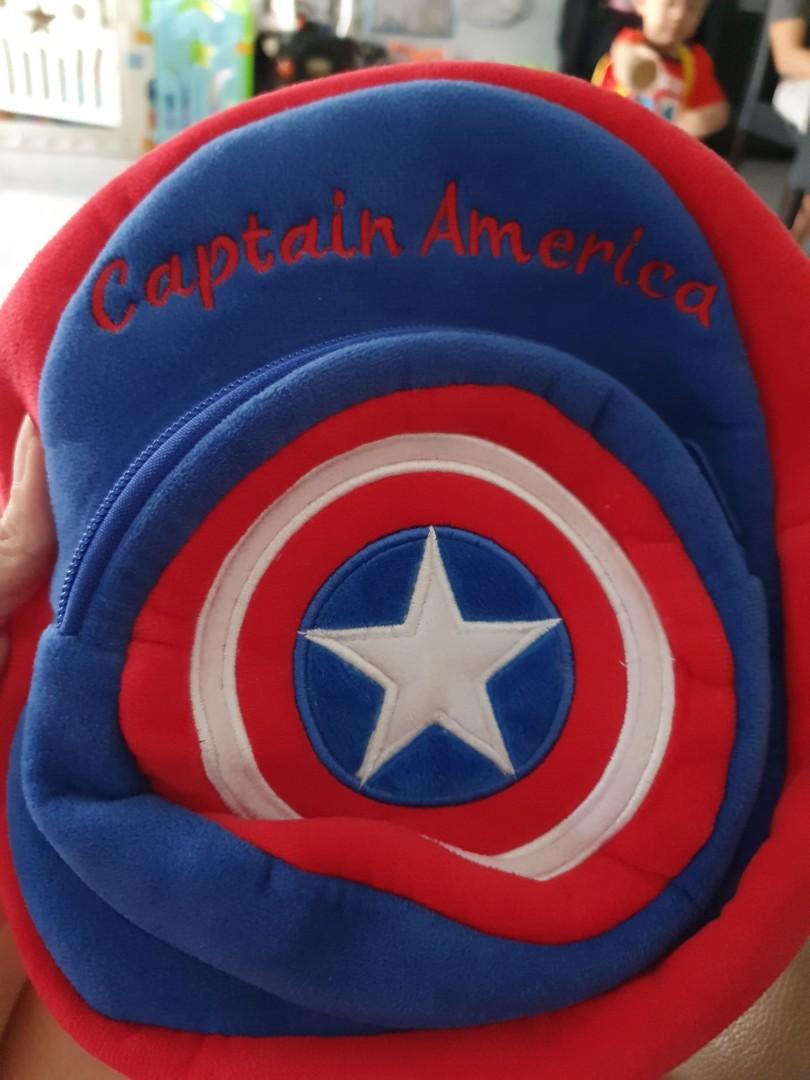 Captain America and spiderman bags, Babies & Kids, Going Out, Diaper ...