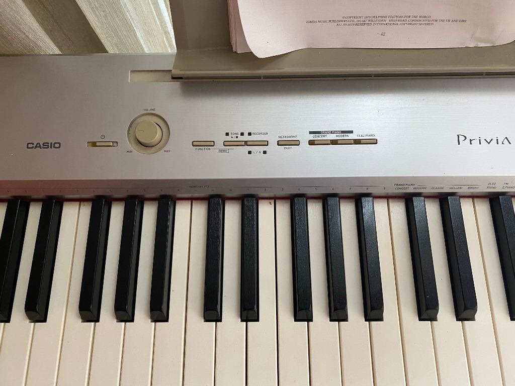 Casio Privia Keyboard with stand, Music & Media, Music Instruments on ...