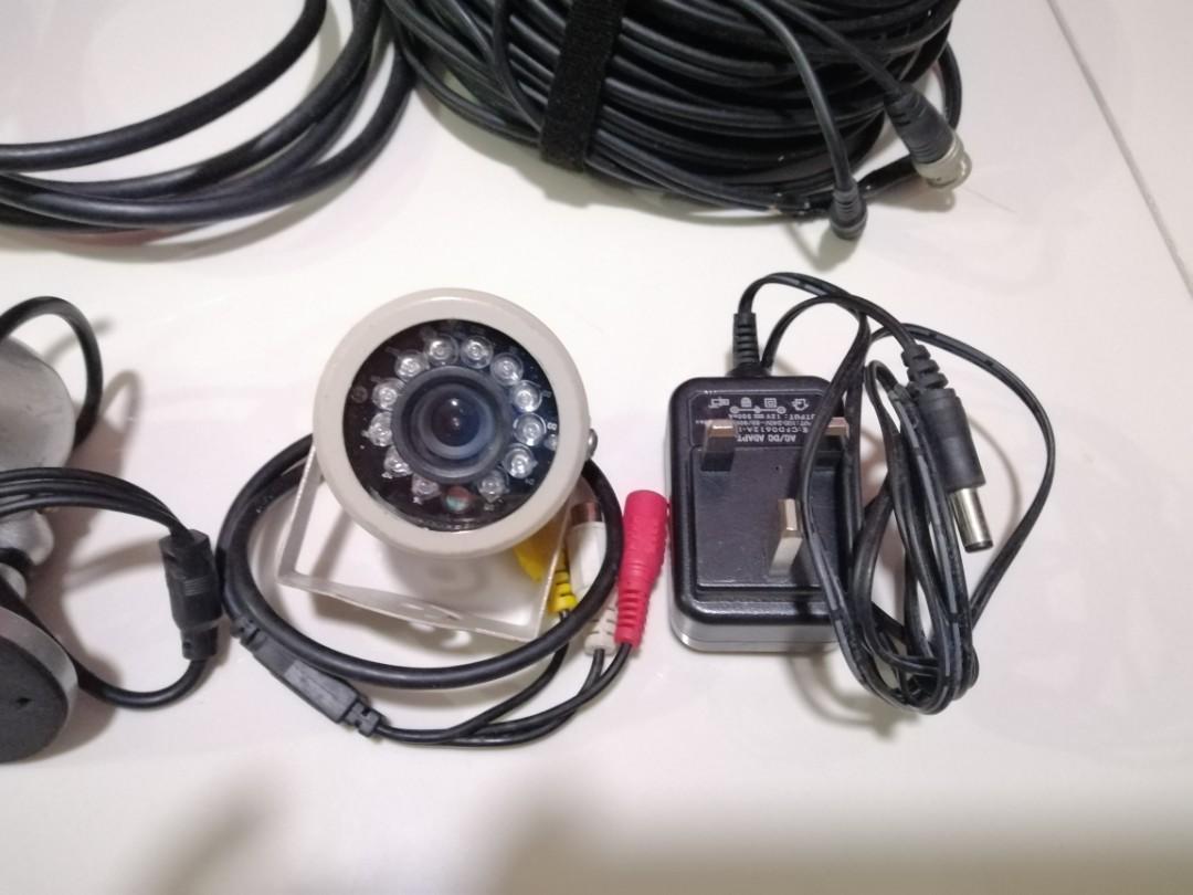 Cctv camera with cable analog analogue, Furniture & Home Living ...