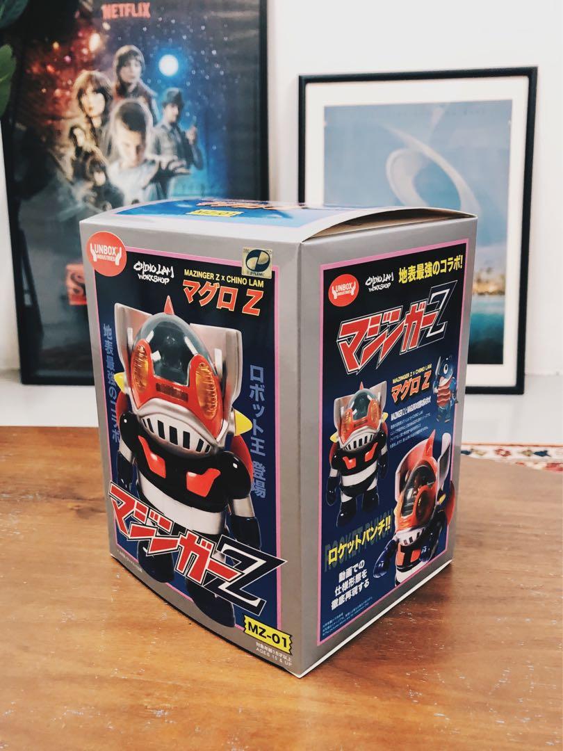 Chino Lam Mazinger Z 大豆芽水產 鮪魚前輩 永井豪 搪膠 潮流玩具 Unbox Jiro 永井豪 全新, 興趣及遊戲, 玩具 & 遊戲類 - Carousell