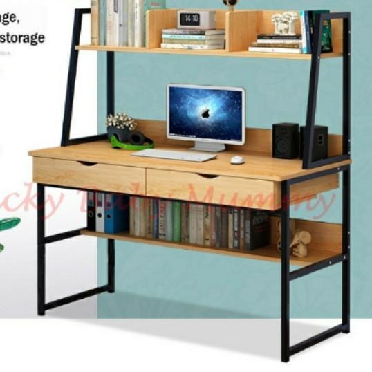 Computer table white color, Furniture & Home Living, Furniture, Tables ...