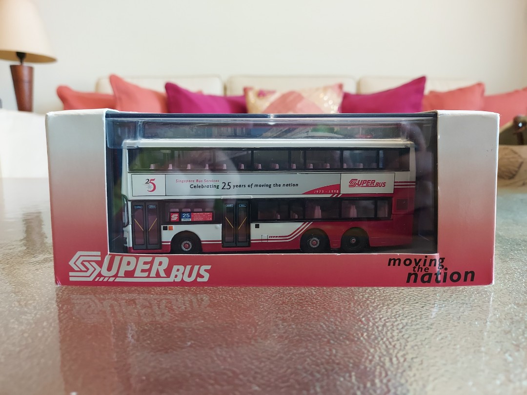 Corgi SBS Singapore 25th Anniversary Volvo Olympian 1/76 Bus Model ...