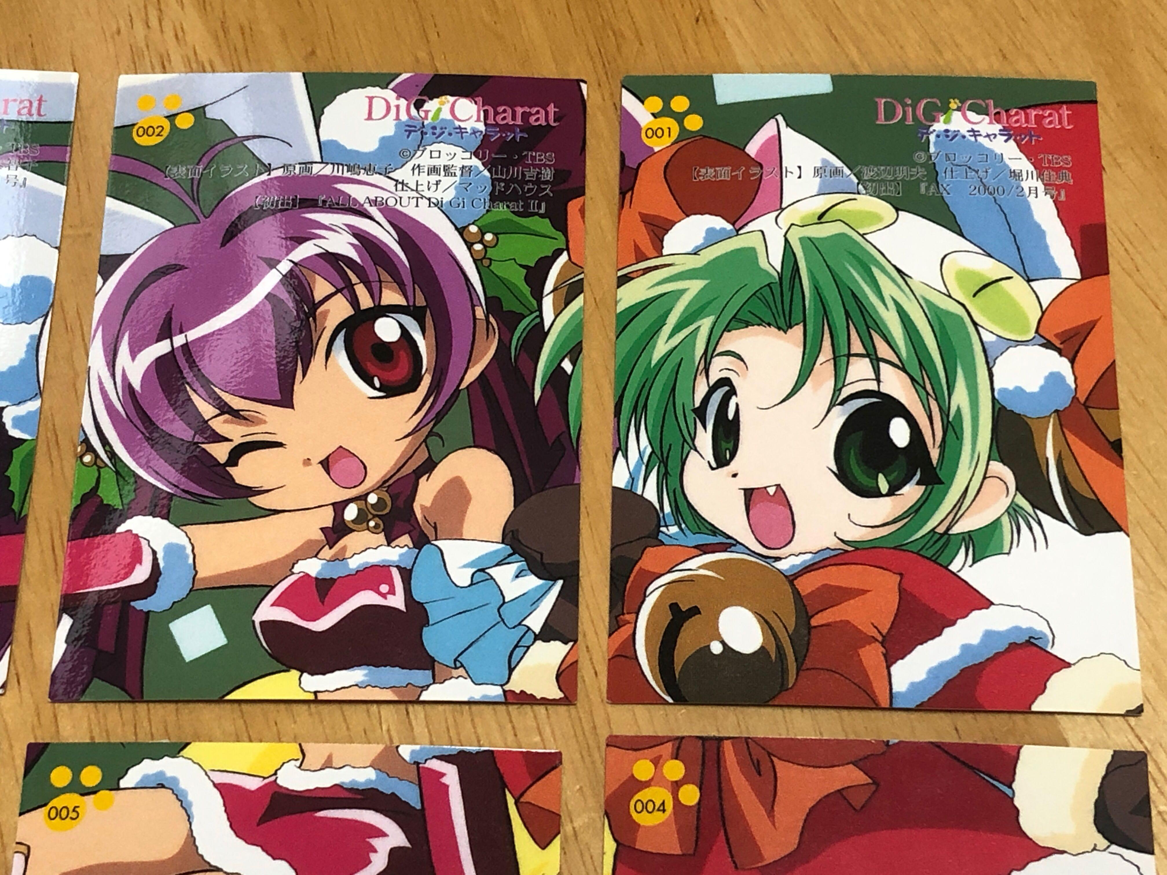 DiGi Charat 一套六張 收藏卡, 興趣及遊戲, 收藏品及紀念品, 明星周邊 - Carousell