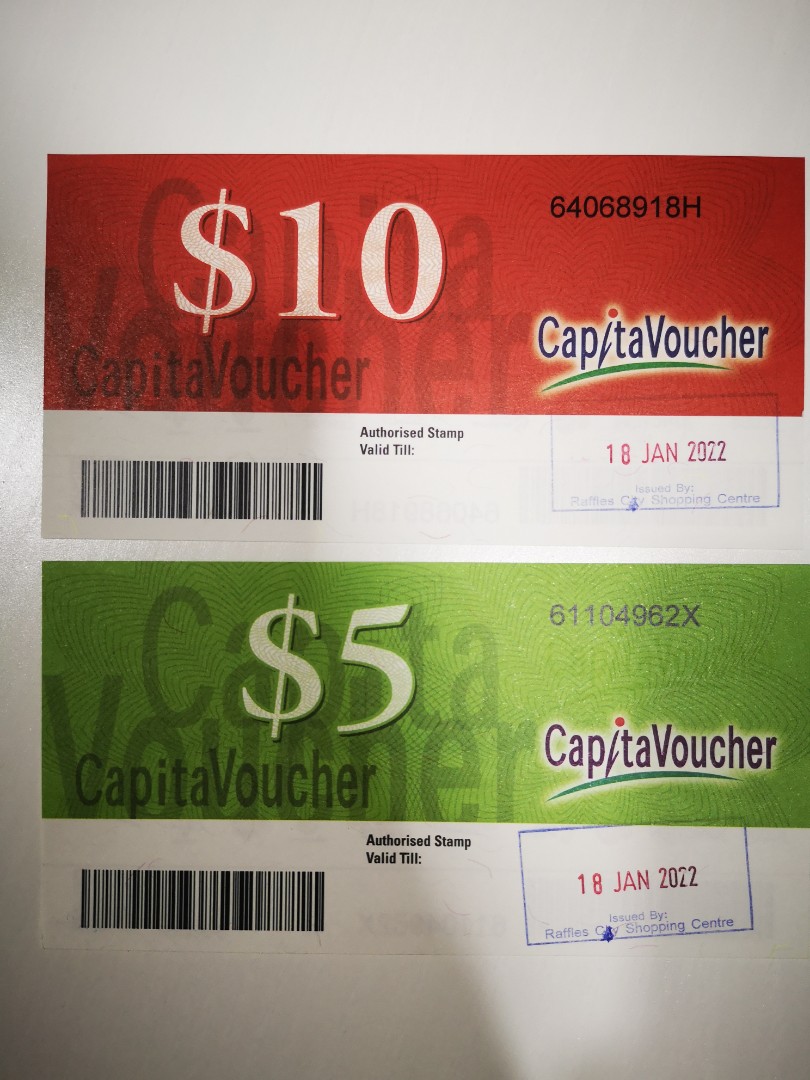 Discounted $100 Capitaland Voucher (-5%), Entertainment, Gift Cards ...