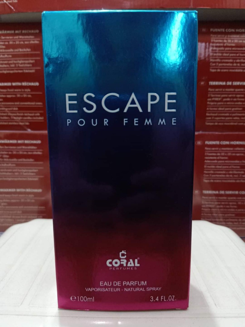 Escape Pour Femme 100mL, Beauty & Personal Care, Fragrance & Deodorants ...