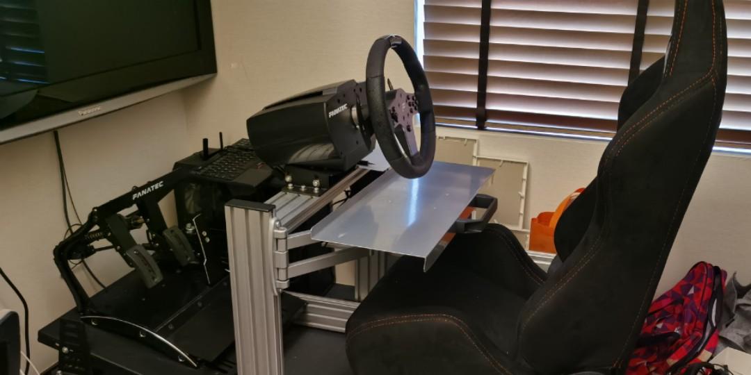 Fanatec CSL Elite + ClubSport Inverted Pedals with Full Custom 80/20 ...