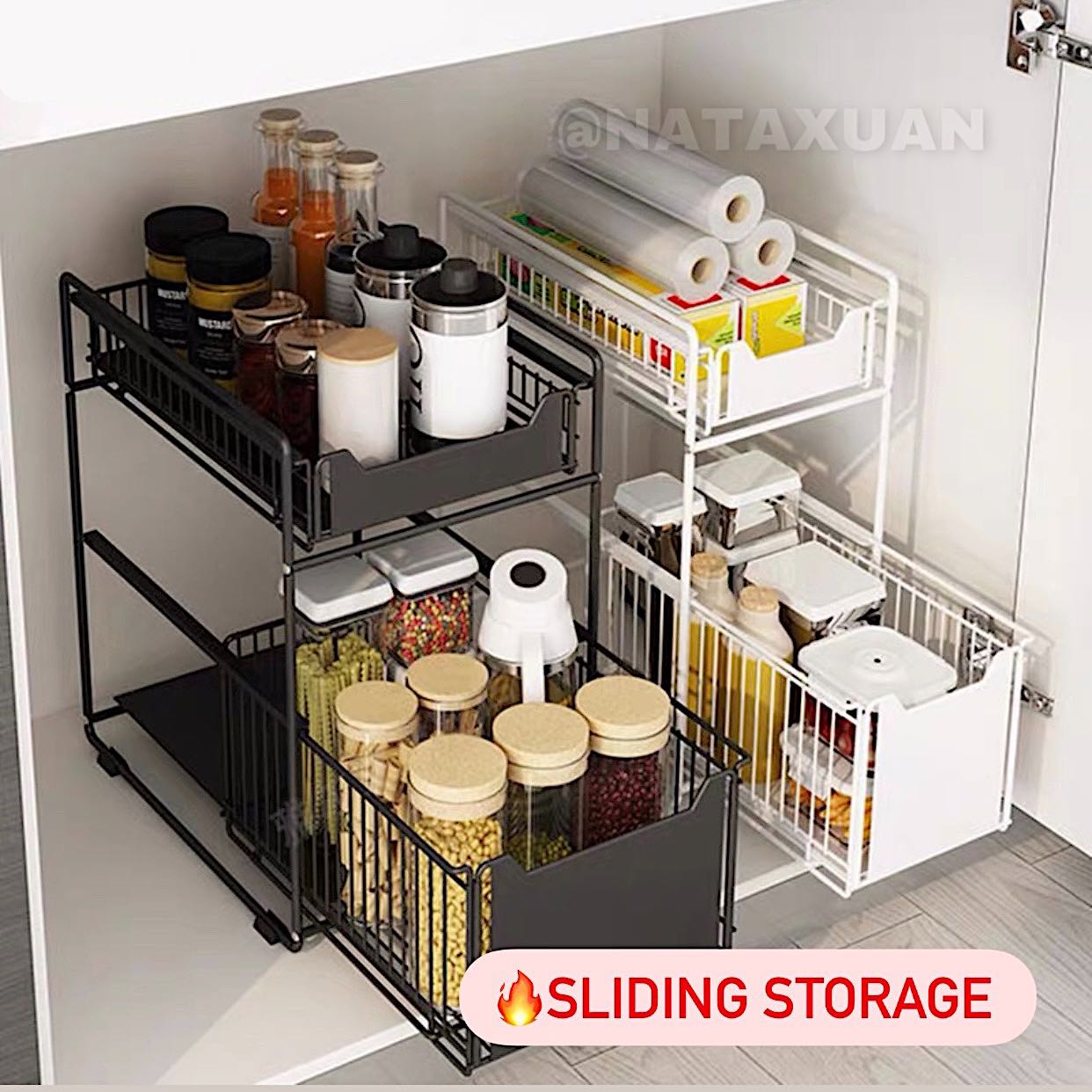 🔥FREE COURIER Storage Rack Drawer Organizer Organiser Cabinet Slim ...