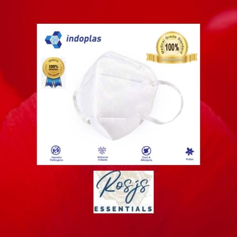 INDOPLAS KN95 Disposable Face Mask (1 piece), Beauty & Personal Care ...