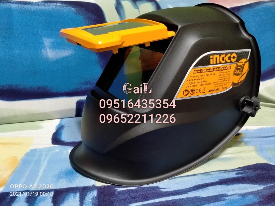 INGCO Auto Darkening Welding Helmet - AHM009, Commercial & Industrial ...