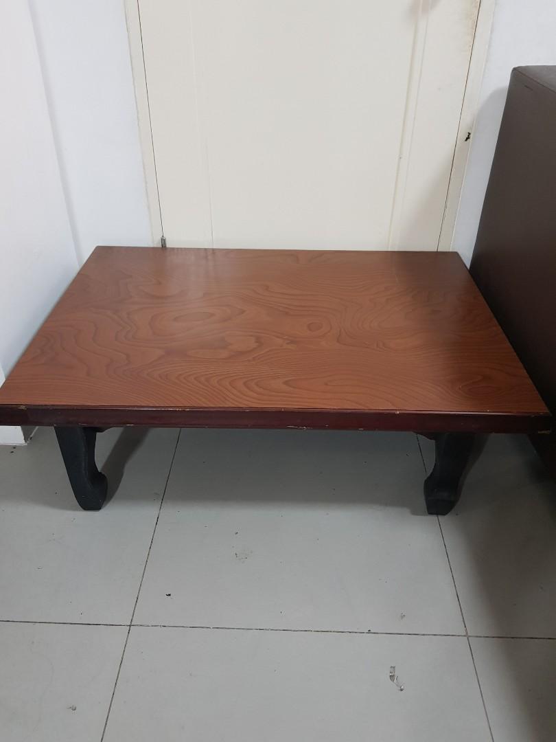 Japanese Folding Center Table, Furniture & Home Living, Furniture ...