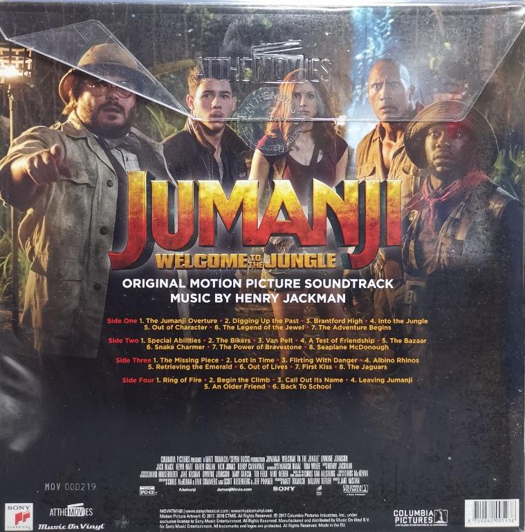 JUMANJI Welcome to the Jungle OST Original Motion Picture Soundtrack 電影 ...