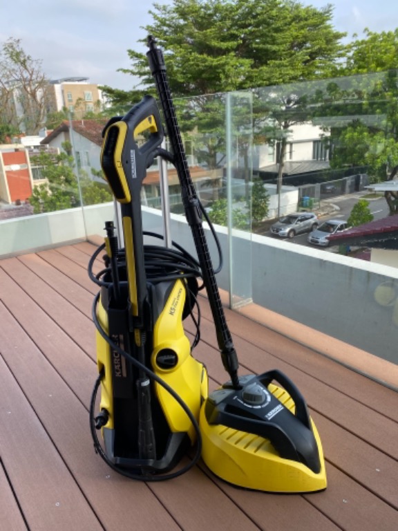 Karcher K5 Premium Pressure washer + T-racer Surface Cleaner, Home ...