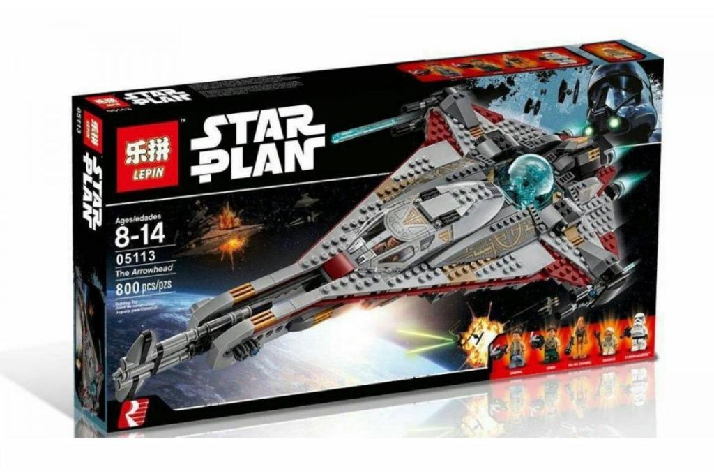 Lepin Lego Star Wars The Rebel Arrowhead Space Ship Spaceship Starship ...
