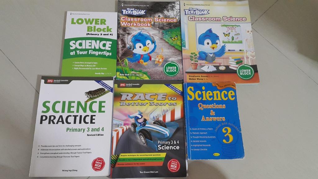 Lower Block and Upper Block Primary Science Assessment Books, Hobbies ...