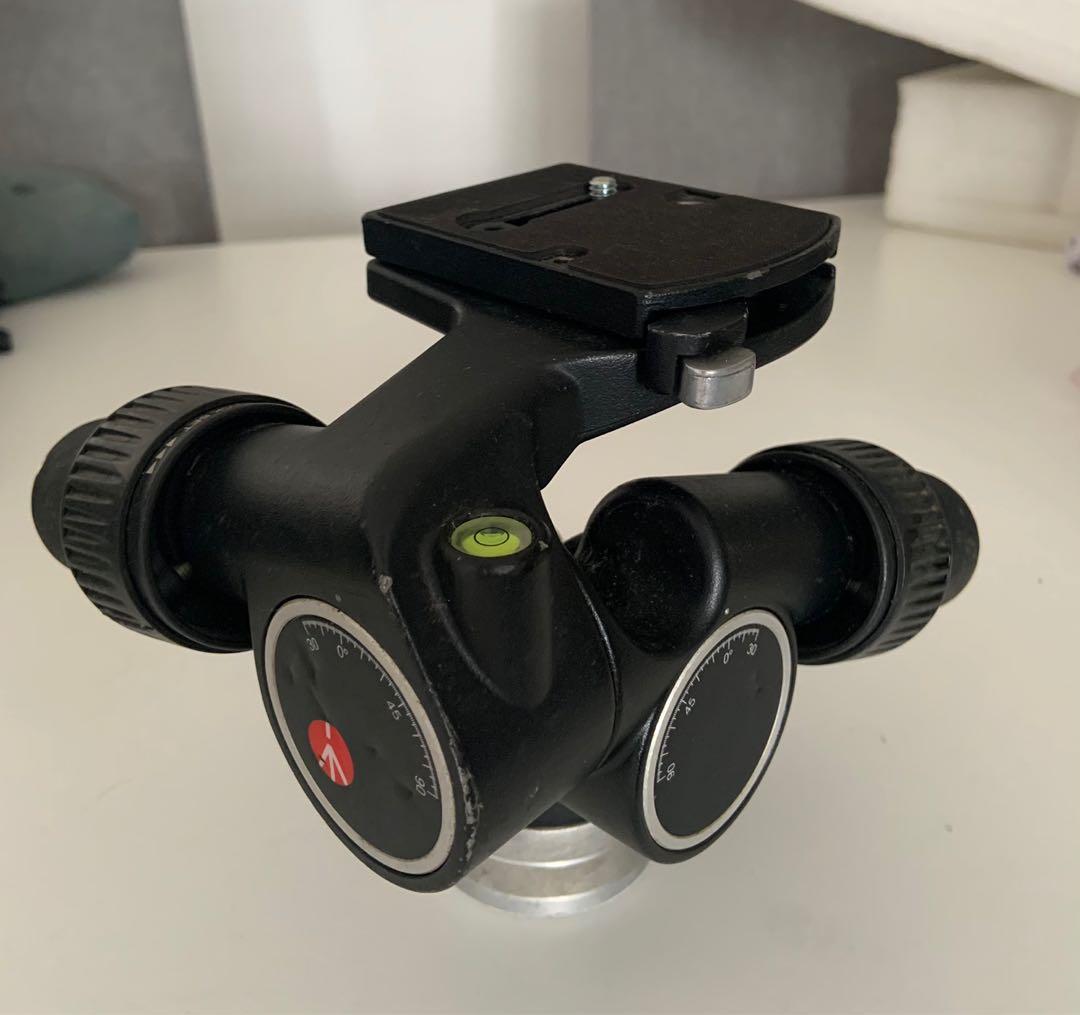 Manfrotto 405 3-way Geared Head, Photography, Photography Accessories ...