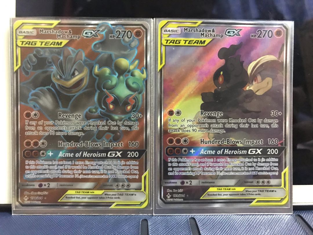 Marshadow & Machamp GX set Pokémon tcg, Hobbies & Toys, Toys & Games on ...
