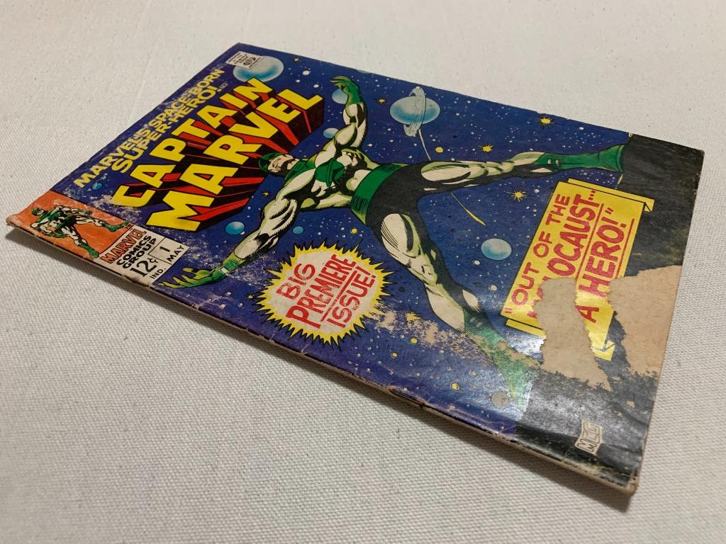 Marvel Comics: Captain Marvel #1, 1968, premiere issue, Hobbies & Toys ...