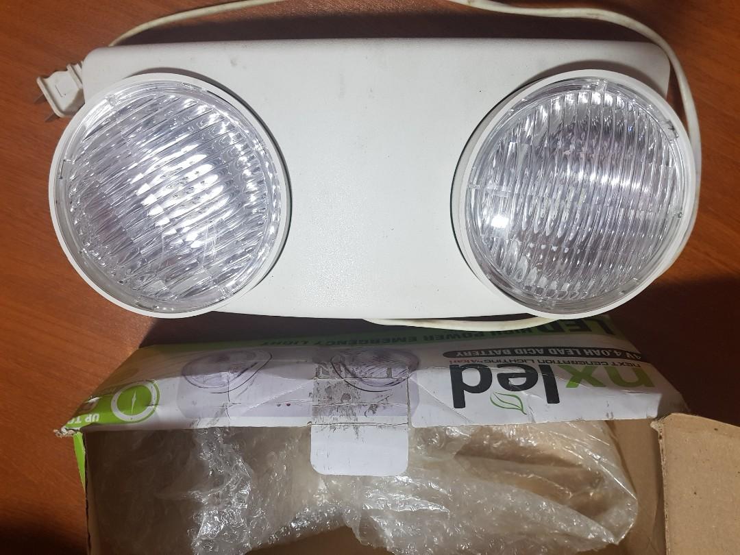 NXLED Led High Power Emergency Light, Furniture & Home Living, Cleaning ...