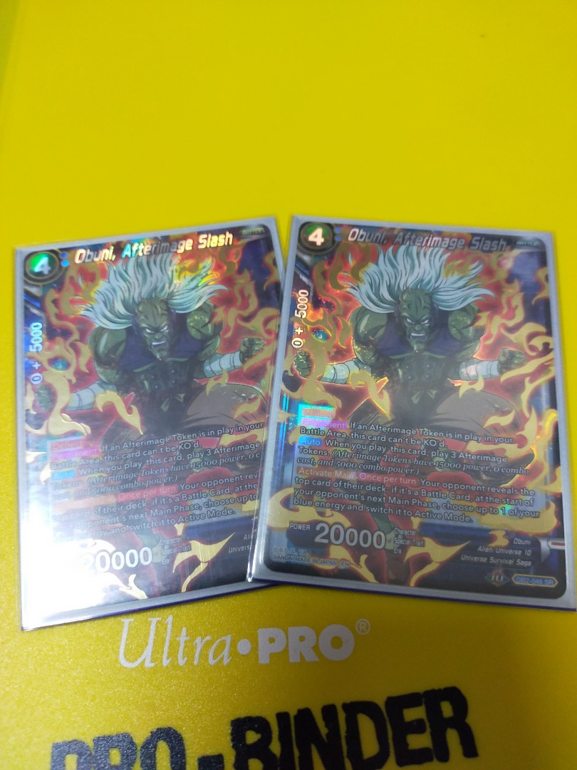 Obuni SR Dragon Ball Super Card Game DBSCG, Hobbies & Toys, Toys ...