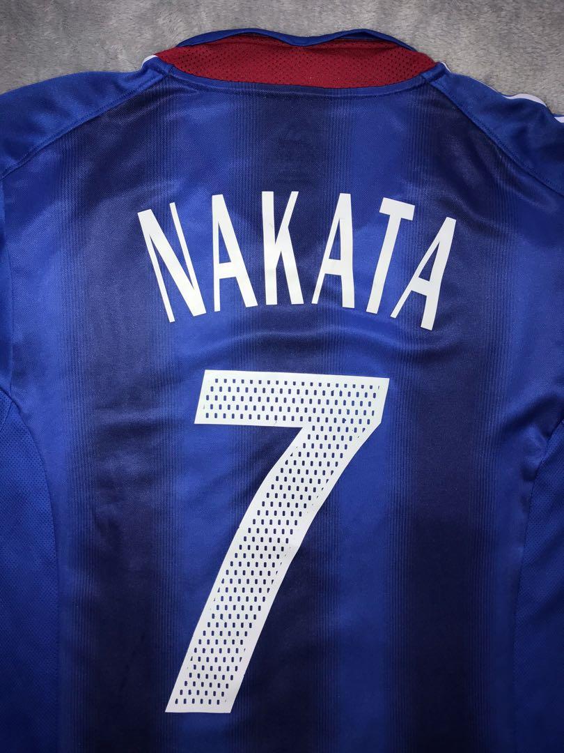 Original Adidas 2004-2006 Japan Home Football Jersey (Nakata 7), Men's Fashion, Activewear on ...