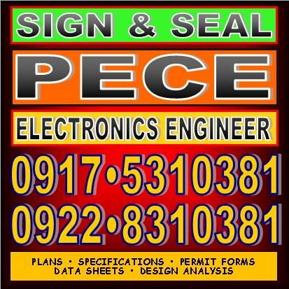 PECE - PROFESSIONAL ELECTRONICS ENGINEER - SIGN SEAL ENGINEERING DESIGN ...