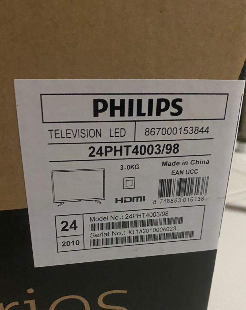 Philips LED TV 24 inch 4000 series, TV & Home Appliances, TV ...