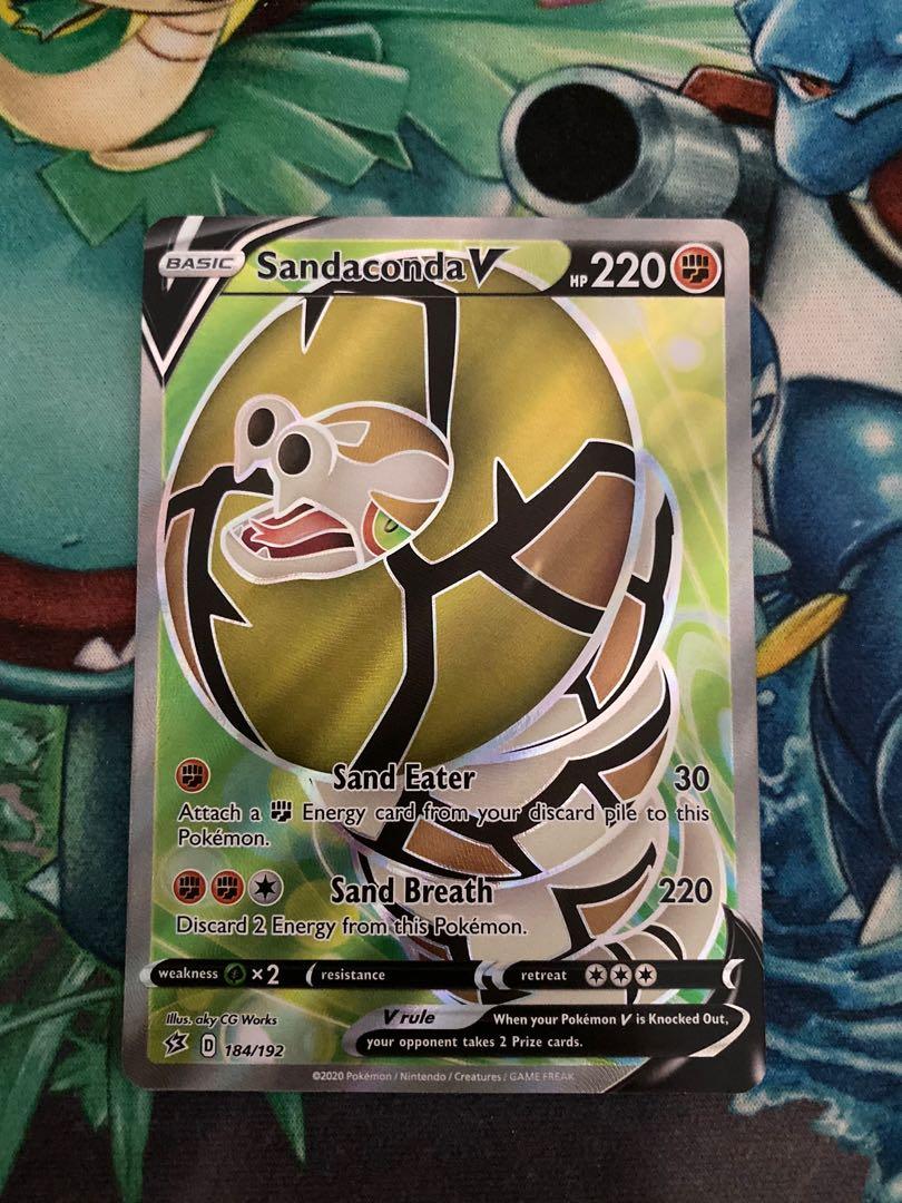 Pokemon Sandaconda V 184/192 M, Hobbies & Toys, Toys & Games on Carousell