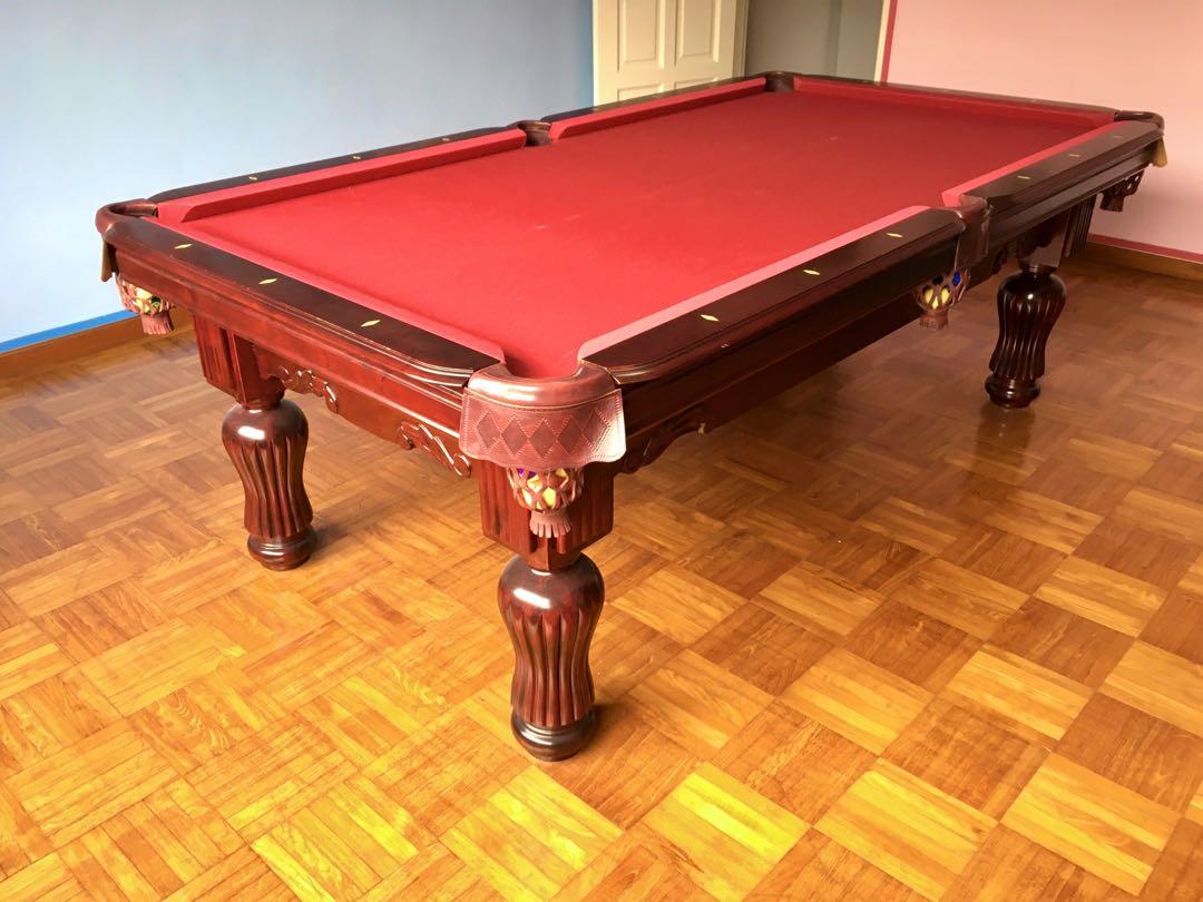 Pool Snooker Table (8ft x 4ft), Furniture & Home Living, Furniture ...