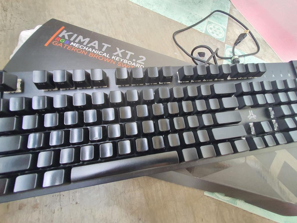 RAKK Kimat XT.2 Gateron Brown Mechanical Keyboard, Computers & Tech ...