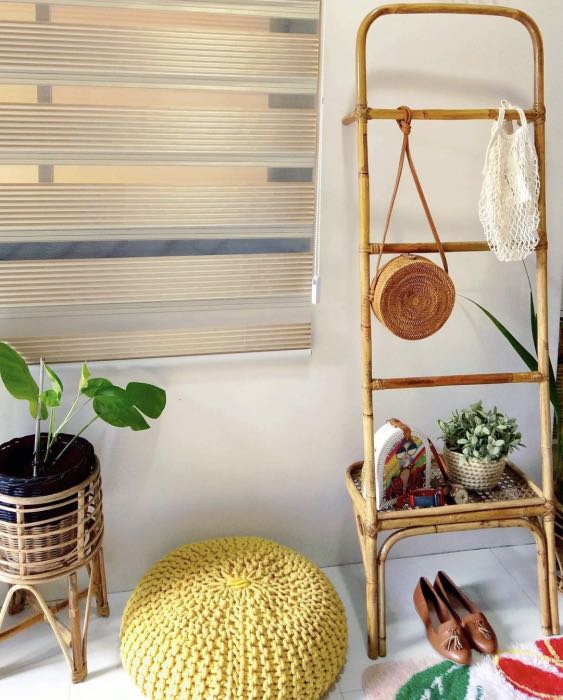 Rattan Leaning Ladder, Furniture & Home Living, Gardening, Soil ...