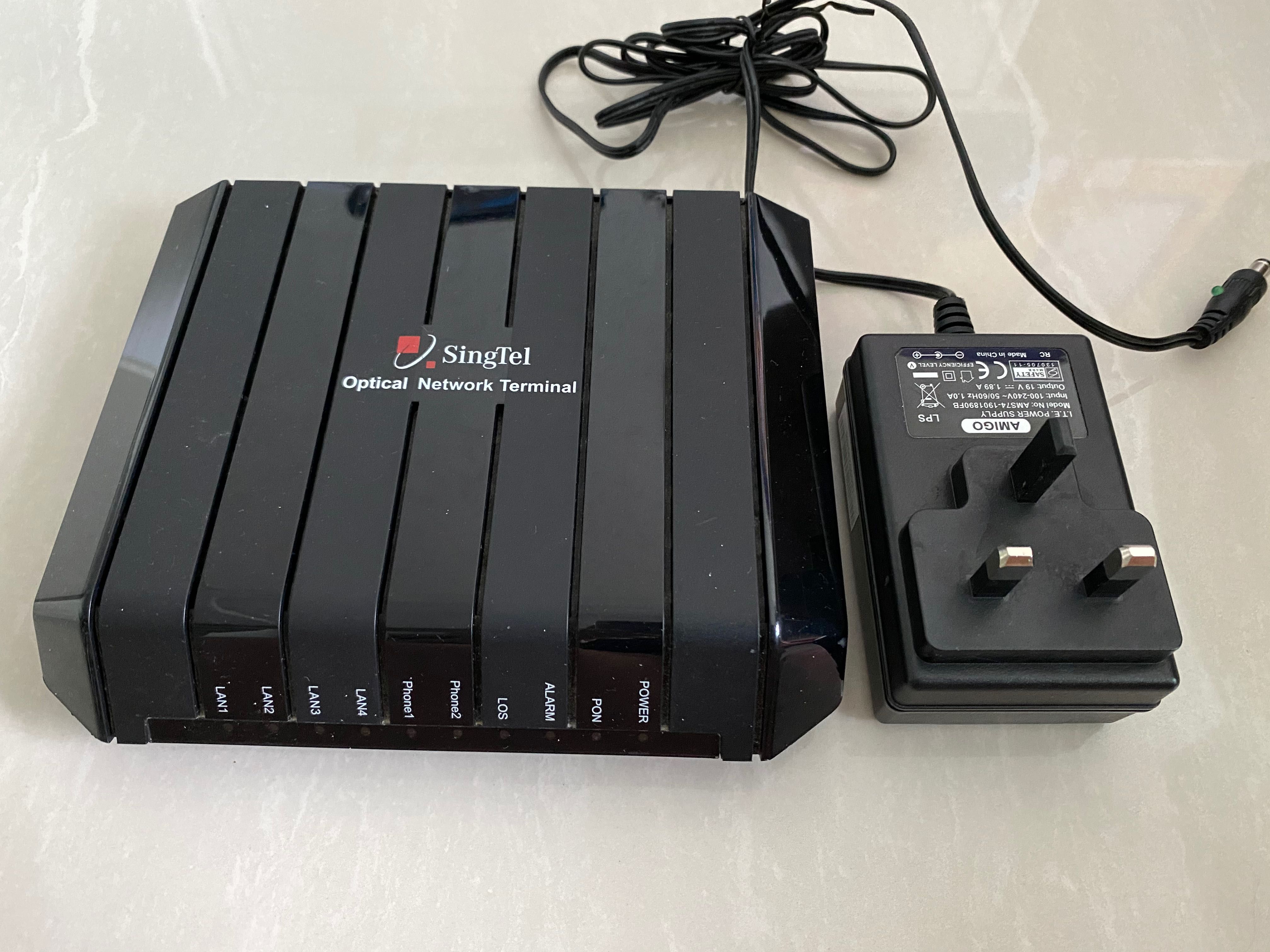 Singtel Optical Network Terminal, Computers & Tech, Parts & Accessories ...