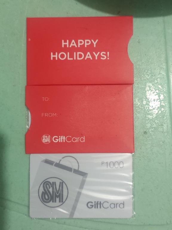 SM Gift Card, Tickets & Vouchers, Store Credits on Carousell