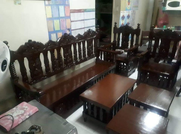 Eight Pieces Gallinera Sala Set ( Solid Gemelina Wood ), Furniture ...