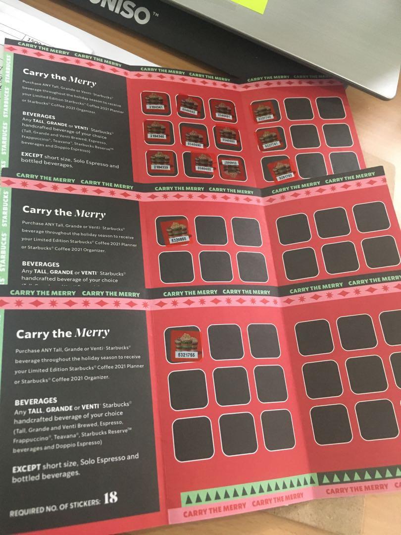 Starbucks sticker 2021, Food & Drinks, Beverages on Carousell